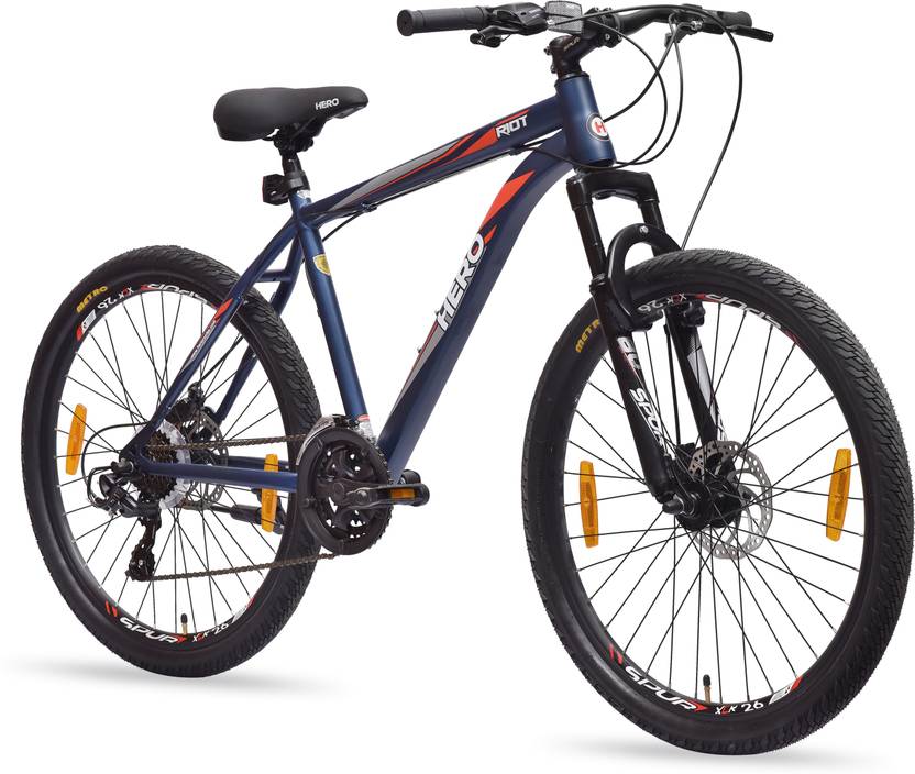 HERO Riot 26T 26 T (inch) Mountain Cycle Price in India - Buy HERO Riot ...