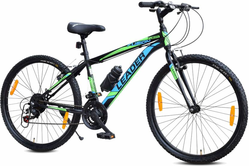 LEADER Fusion 26T Multi Speed (21 Speed) Grear Cycle with Rigid Fork ...