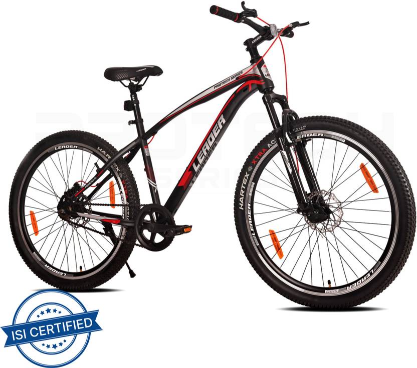 LEADER Brawny 27.5T Single Speed MTB cycle with Dual Disc Brake and ...