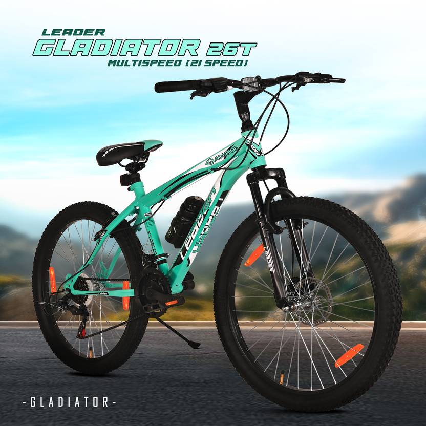 LEADER Gladiator Multi Speed (21 Speed) Cycle with Front Suspension and ...