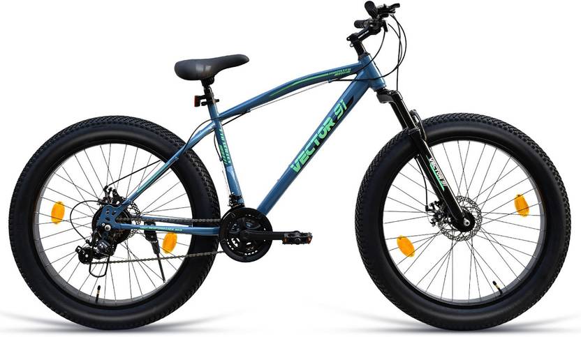 Vector 91 Monster Fat Bike with Shimano Gear - 26 T (inch) Fat Tyre ...