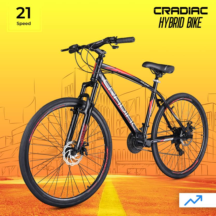 CRADIAC DISCOVER PRO SHIMANO 700C T Hybrid Cycle/City Bike Price in ...