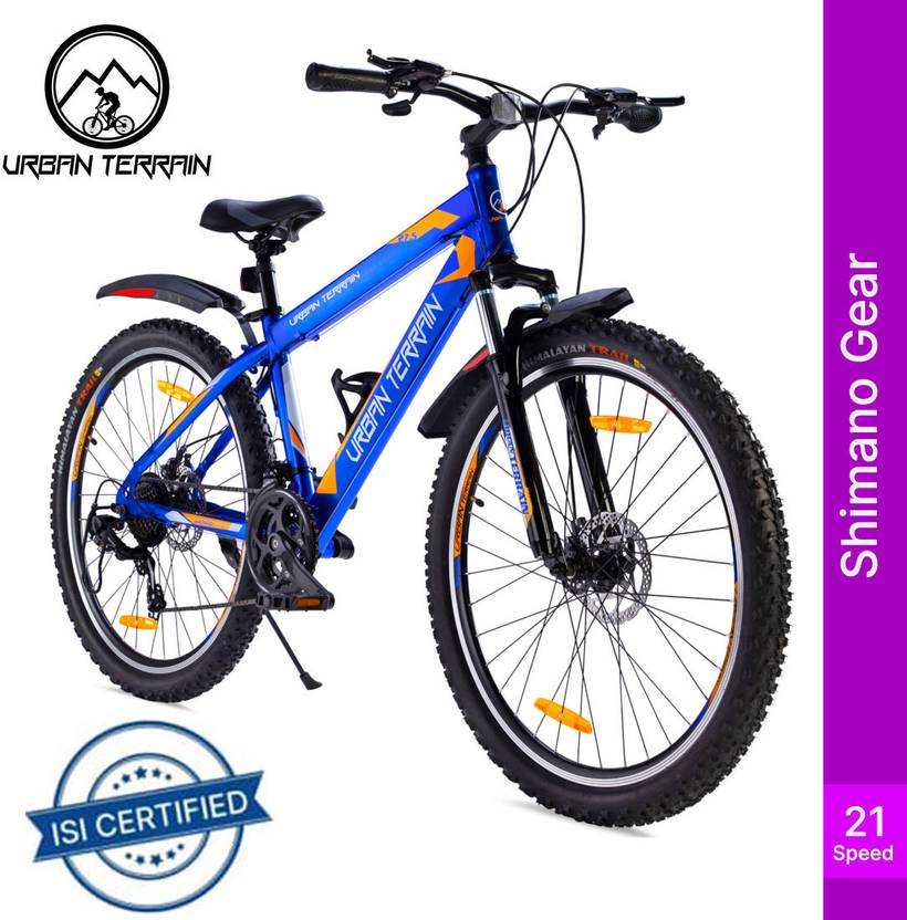 Urban Terrain Shimano Geared Cycles for Men with Front Suspension ...