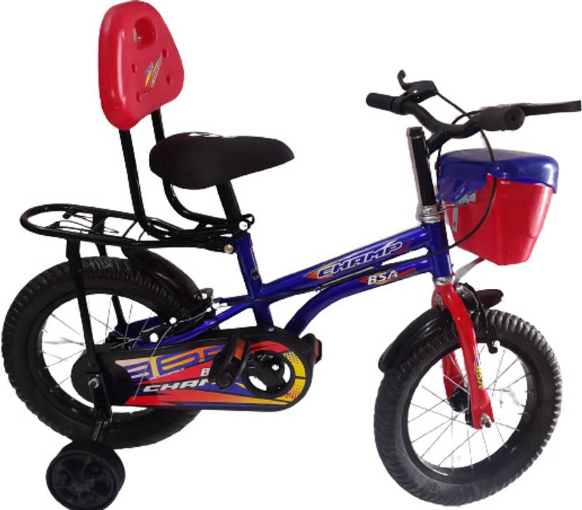 BSA Champ Ranger Kids Bike Basket Training Wheel Carrier Seat Taker 14 ...