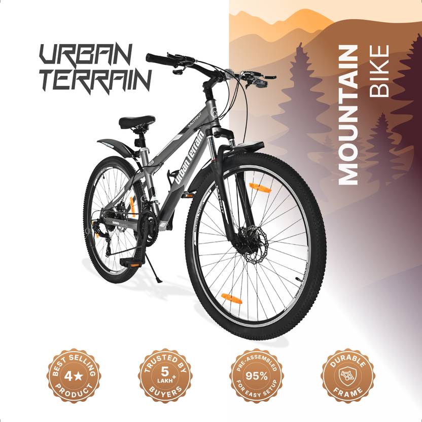 Urban Terrain Mutant Steel 29T MTB Cycles Shimano Geared for Men with ...