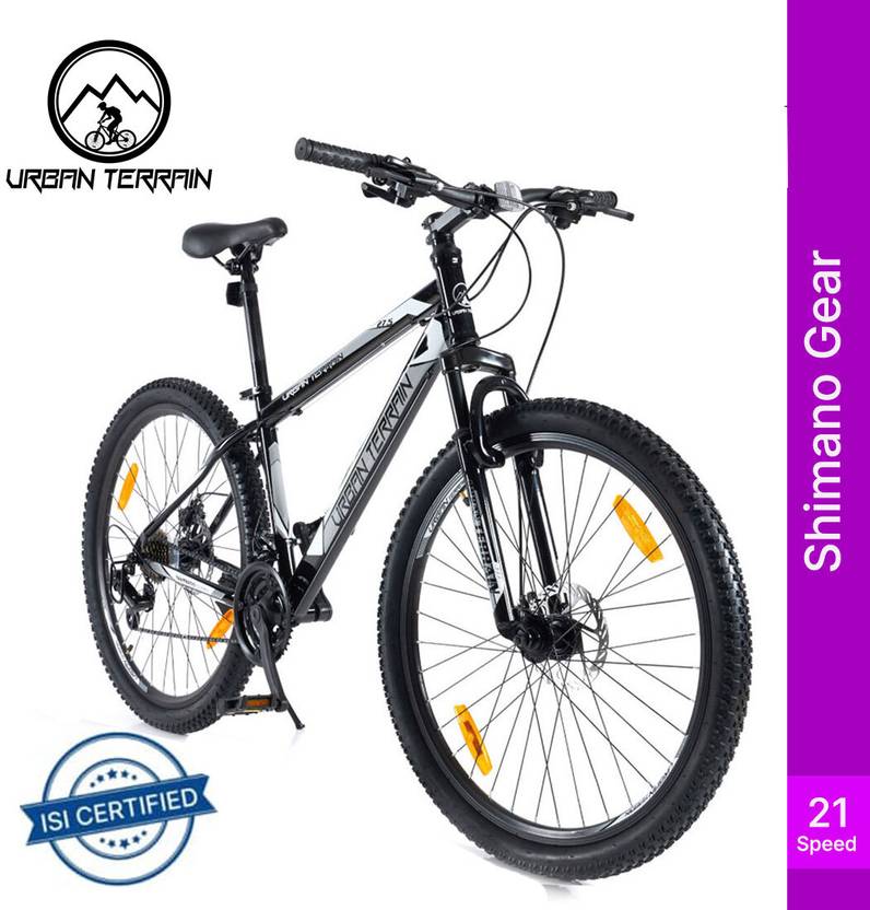 Urban Terrain Shimano Geared Cycles for Men with Front Suspension ...