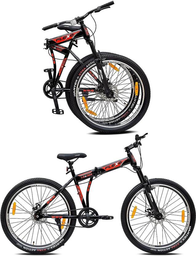 LEADER Flexo FS DD Foldable Bicycle without gear 27.5 T Folding Bikes ...