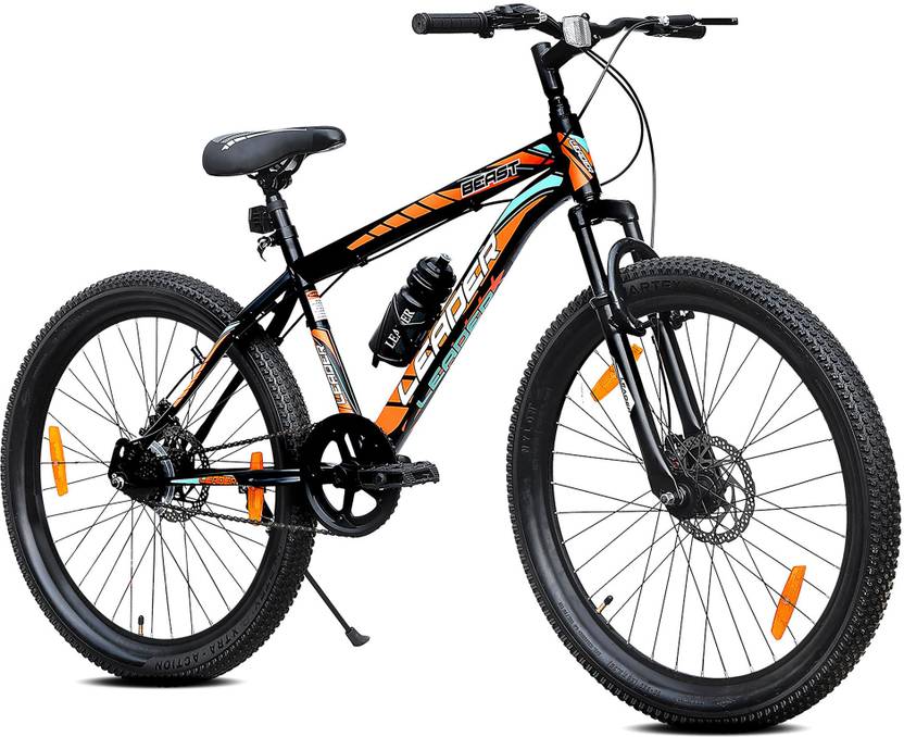 LEADER Beast 26T with Front Suspension and Disc Brake and Complete ...