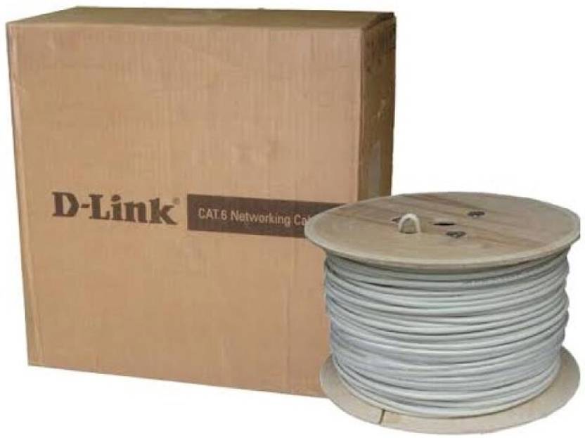 Dlink Ethernet Cable 100 m CAT6 Outdoor - Dlink : Flipkart.com