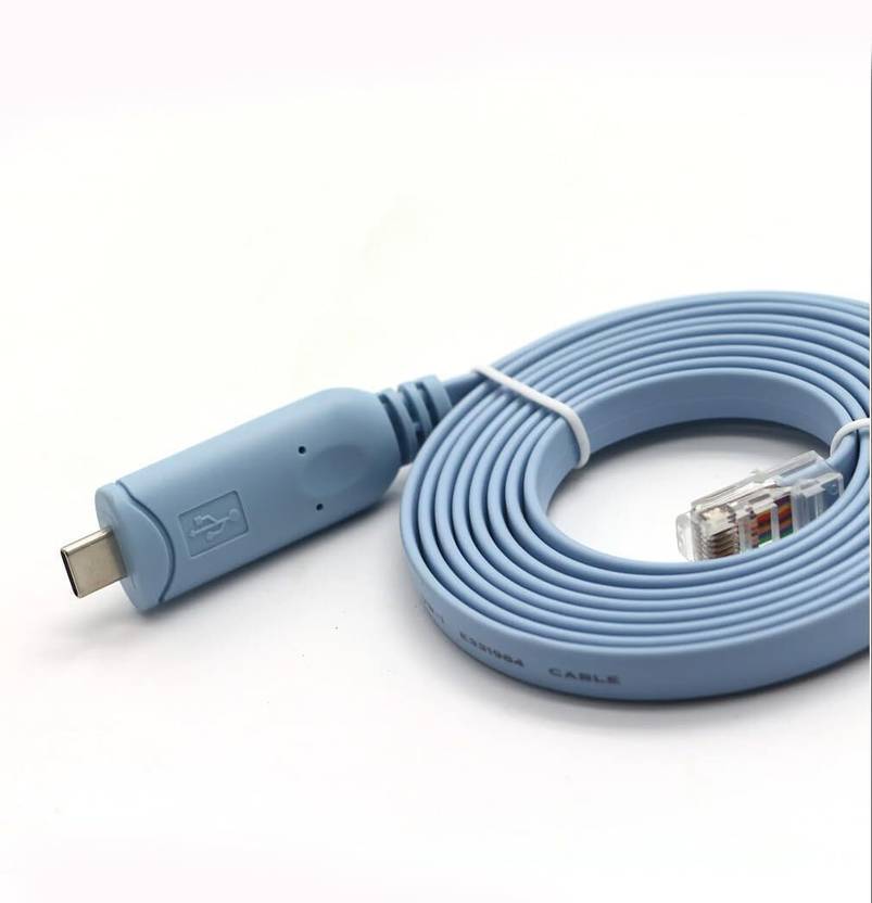 Etzin Ethernet Cable 1.8 m USB-C Console Cable, 6ft USB Type C to RJ45 ...