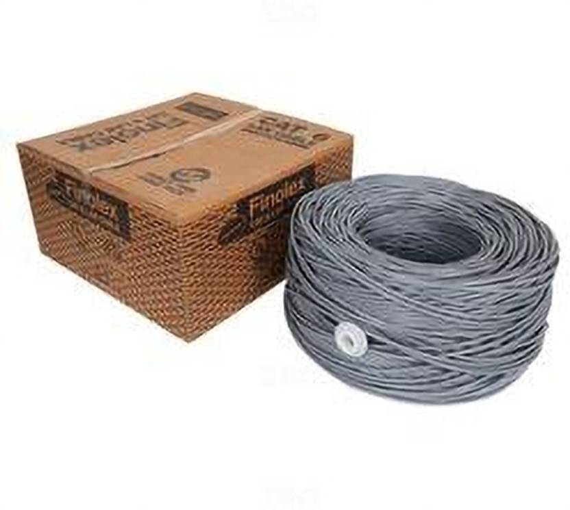 FINOLEX Ethernet Cable 100 m cat6 cable 100meter - FINOLEX : Flipkart.com