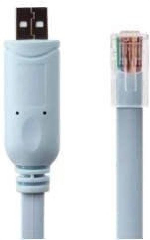 ULTRABYTES LAN Cable 1.8 m USB Console Cable, USB to RJ45 Console 1.8m ...