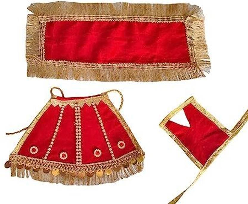 Hanu Collections Mata Rani Dress, Durga Mata poshak, deity Radha Rani ...