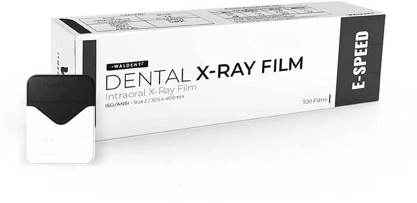 Waldent Dental Double-Emulsion X-Ray Film IOPA | Pack Of 100 | Rounded ...