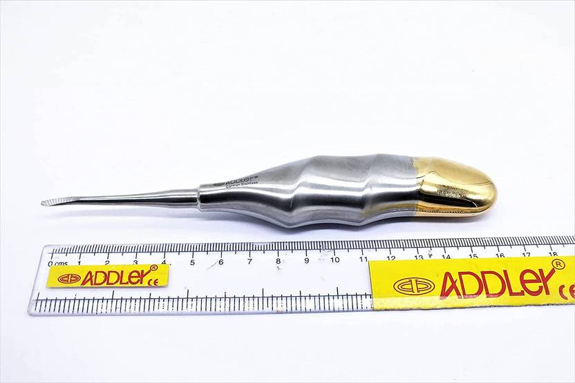 ADDLER DENTAL ANATOMIC GOLDEN HANDLE MILLER APEXO LEFT ELEVATOR ...