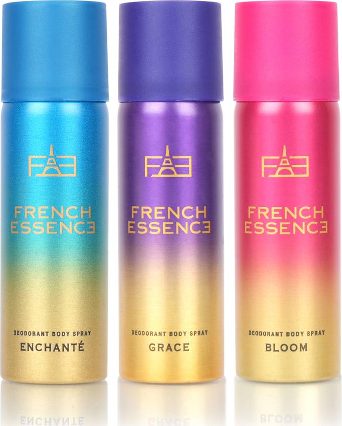 FRENCH ESSENCE Luxury Combo Pack Enchante,Grace & Bloom (50ml Each ...