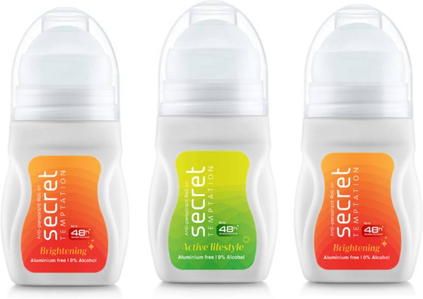 secret temptation Active Lifestyle and Brightening Fresh Underarm Roll ...