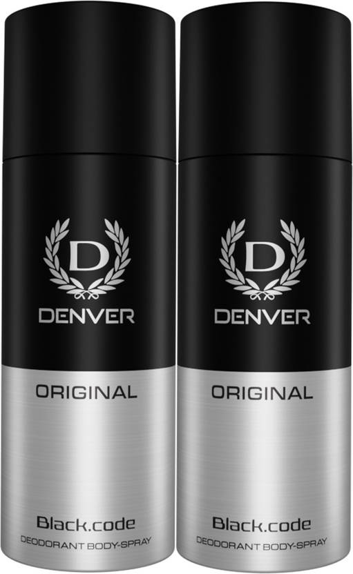DENVER Black Code Body Deodorant Spray - For Men - Price in India, Buy ...