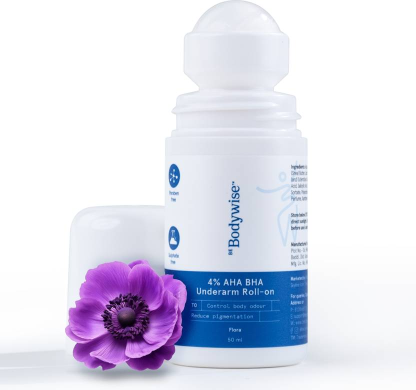 Be Bodywise 4% AHA BHA Underarm Roll On | Reduces Pigmentation & Odour ...