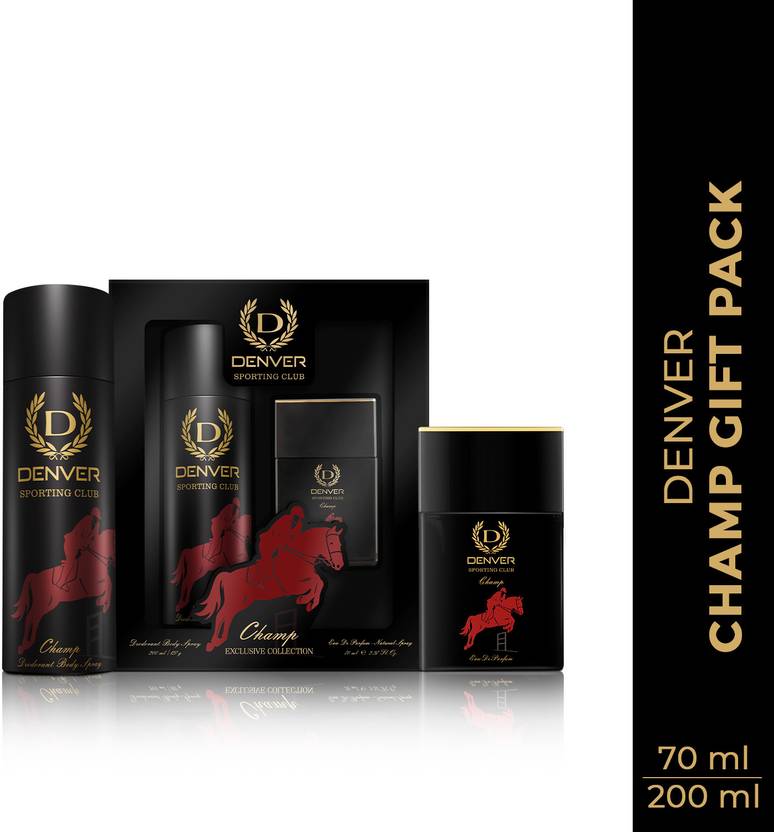 Buy DENVER Sporting Club Champ Gift Set Perfume - 270 ml Online In ...