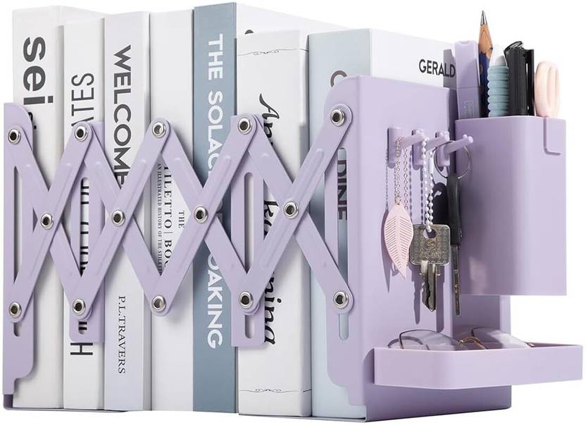 Flipkart.com | HASTHIP 1 Compartments Metal Book Organizer - Book Organizer