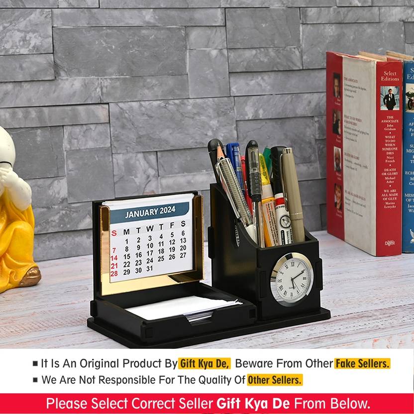 Flipkart.com | GIFT KYA DE 2 Compartments Wooden Calendar 2023 & 2024 ...