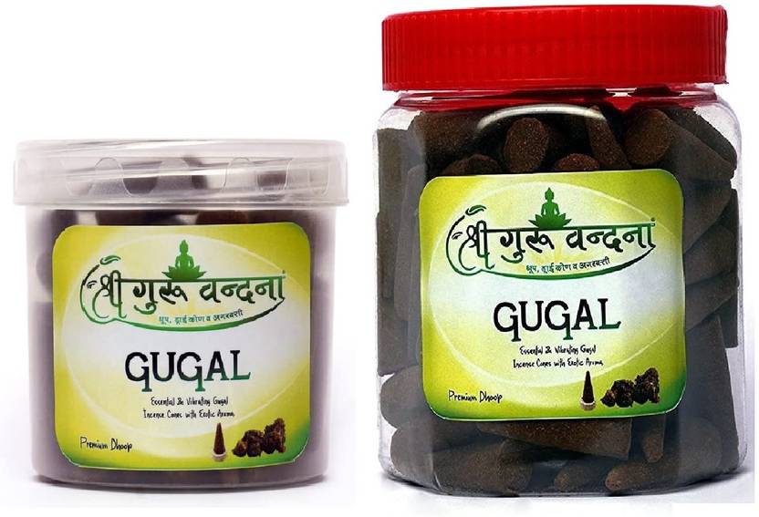 Shree guru vandana Dhoop v agarbatti Guggul Dhoop In Round Box- Guggul ...
