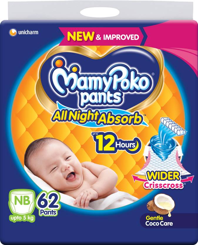 MamyPoko Pants All Night Absorb,Coco Care & 12hr Leakage Protection ...