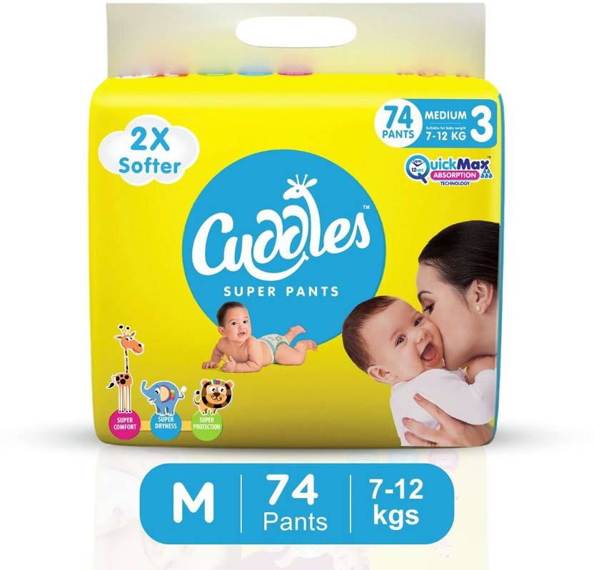 Cuddles - Super Pants Style Diaper - M - Buy 74 Cuddles - Super Pants ...