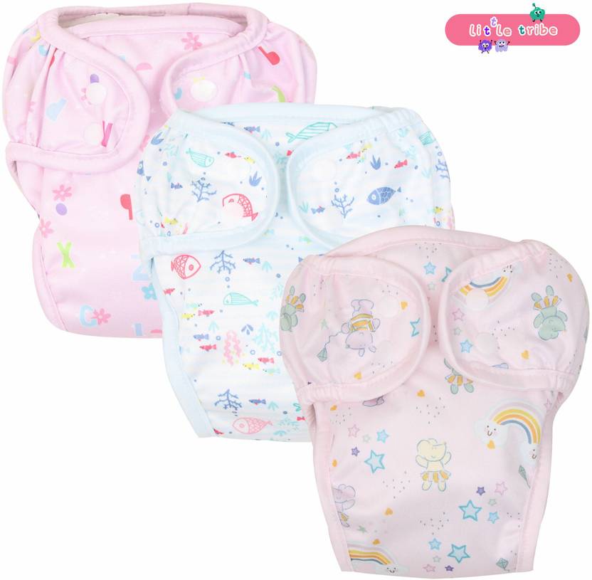 Little Tribe ALPHABETS, RINBOW & FISH PRINT Reusable Printed Fabric ...