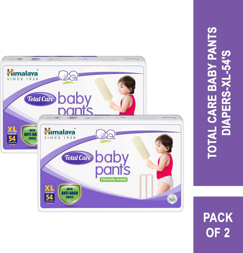 HIMALAYA TOTAL CARE BABY PANTS DIAPERS-XL-54'S(PO2) - XL - Buy 108 HIMALAYA Pant Diapers ...
