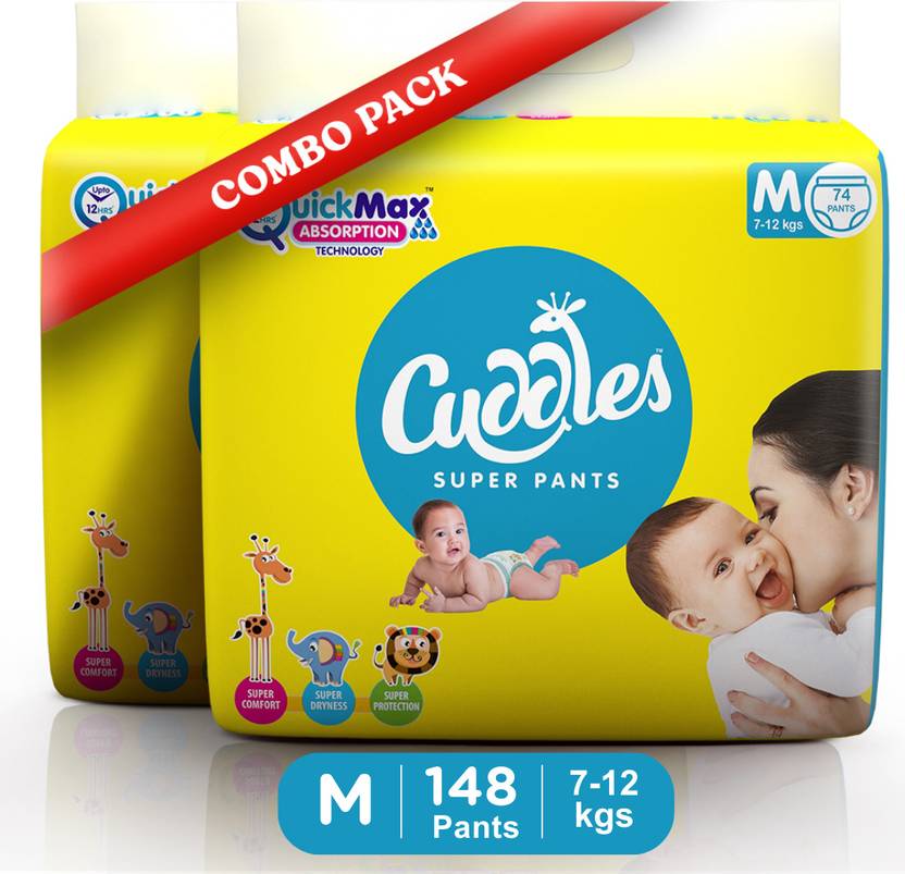 Cuddles - Super Pants Combo Pack - Medium (74*2) - M - Buy 148 Cuddles ...