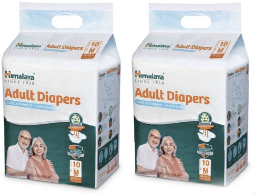 HIMALAYA Adult Diaper (medium) pack of 2 Unisex Adult Diapers - M - Buy ...