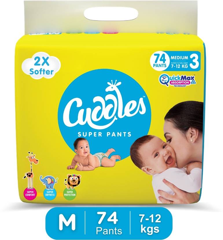 Cuddles - Super Pants Style Diaper - M - Buy 74 Cuddles - Super Pants ...