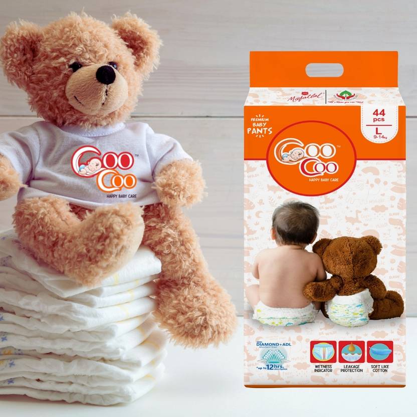 Coo Coo Baby Pant Style Diapers - L - Buy 44 Coo Coo Pant Diapers for ...