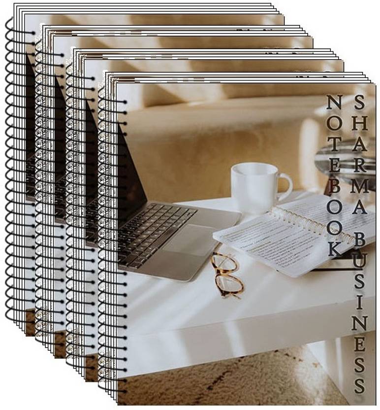 KRASHTIC Sprial Notebook A4 Size Multipurpose Unruld White Page (Study ...