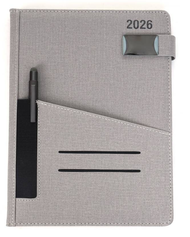 Scribelle Diary 2026 B5 Diary Use With Mobile & Card Holder Or Pen Loop ...