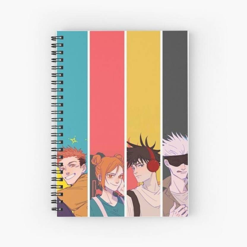 craft maniacs JUJUTSU KAISEN NOTEBOOKS A5 Notebook RULED 160 Pages ...