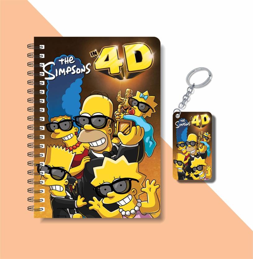 craft maniacs THE SIMPSONS A5 Diary RULED 160 Pages Price in India ...