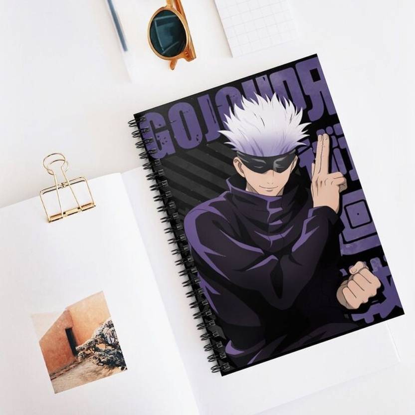 craft maniacs JUJUTSU KAISEN NOTEBOOKS A5 Notebook RULED 160 Pages ...