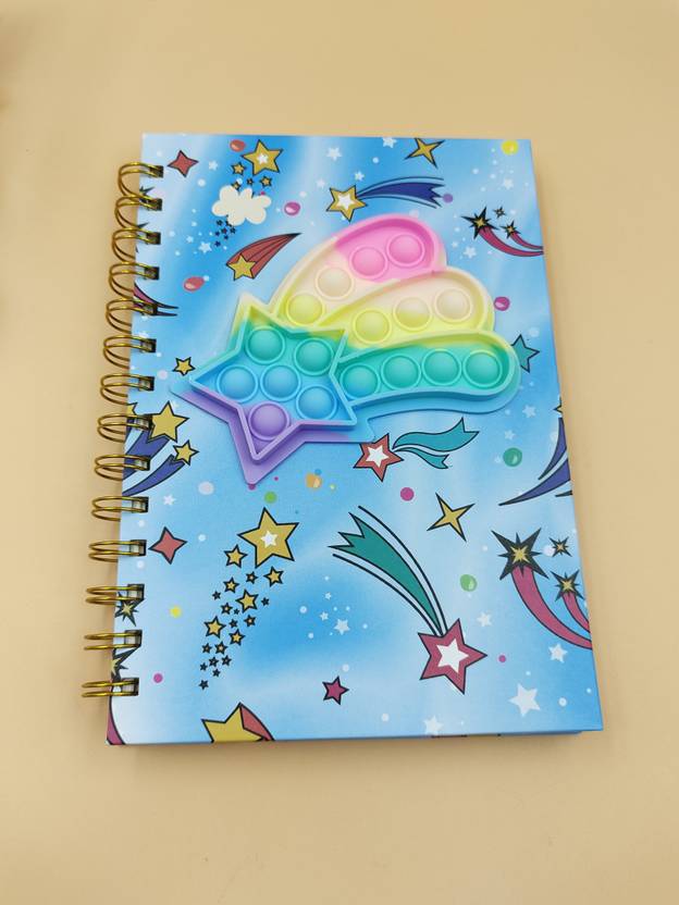 Paper Bear Star POP IT A4 Diary ruled 80 Pages Price in India - Buy ...