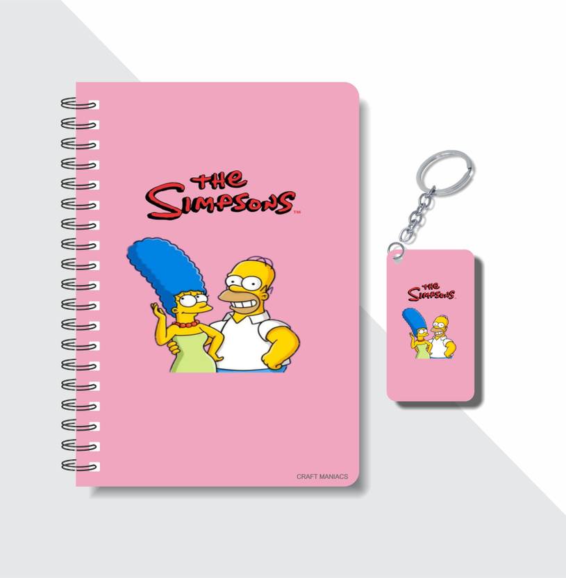 craft maniacs THE SIMPSONS A5 Diary RULED 160 Pages Price in India ...