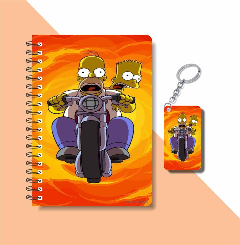 craft maniacs THE SIMPSONS A5 Diary RULED 160 Pages Price in India ...