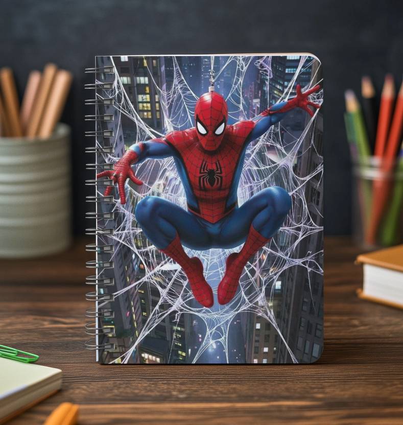 Graphic Word Spider-Man A5 Notebook Unruled 160 Pages Price in India ...