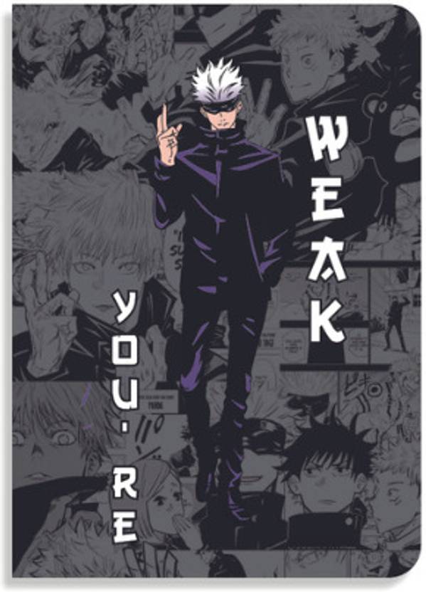 Flexible Solution Anime Gojo You're Weak A5 Notebook Ruled 96 Pages ...