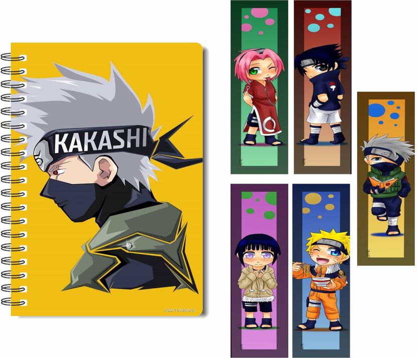 craft maniacs KAKASHI DIARY & FREEBIE BOOKMARKS A5 Diary RULED 100 ...