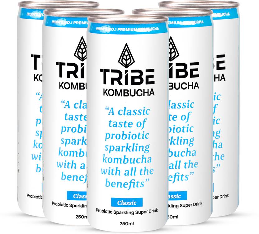 Tribe Kombucha Naturally Sparkling Probiotic Drink|Gut Friendly ...