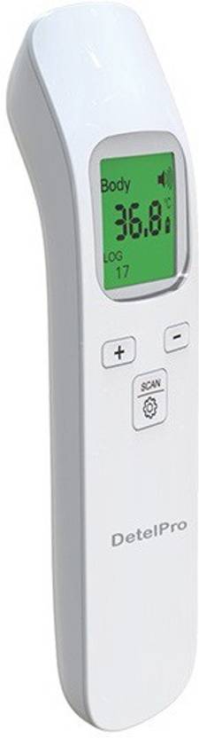 DETELPRO DT09+ C and F Digital Non Contact Infrared Forehead Thermal ...