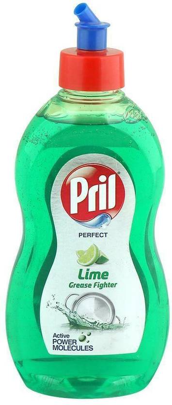 Pril Dishwash Liquid - Active 2X Lime, 425 ml Dish Cleaning Gel Price ...