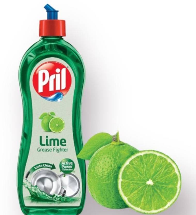 Pril Dish Clean Active Gel 220 ml. + 2 Green + 1 Dishwash Bowl. Dish ...